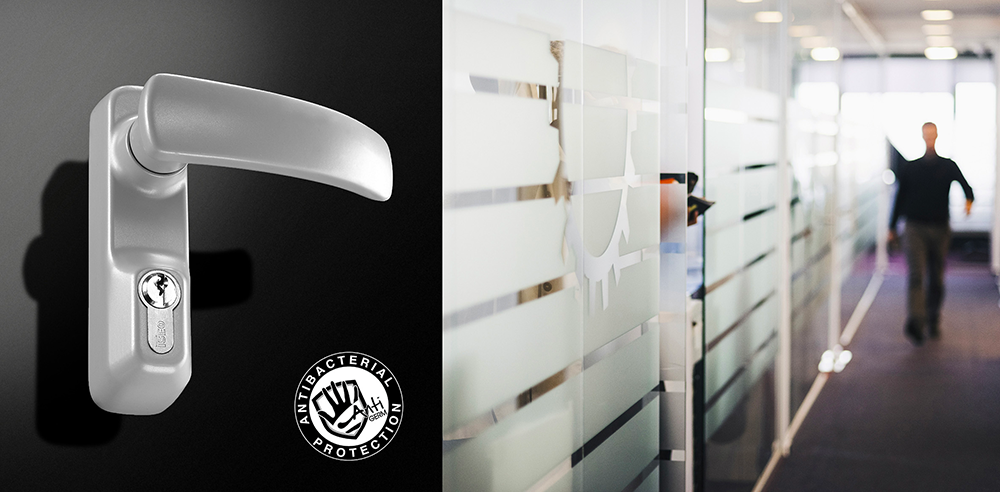 Nouveauté ISEO : poignée de porte et contrôle d'accès anti-germe