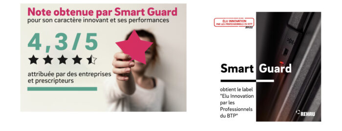 Smart Guard de REHAU élu Innovation par les professionnels du BTP